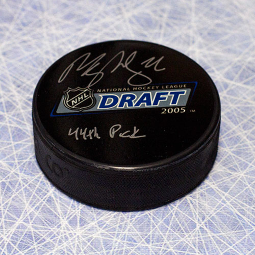 Paul Stastny 2005 NHL Draft Day Autographed Puck w/ 44th Pick ...