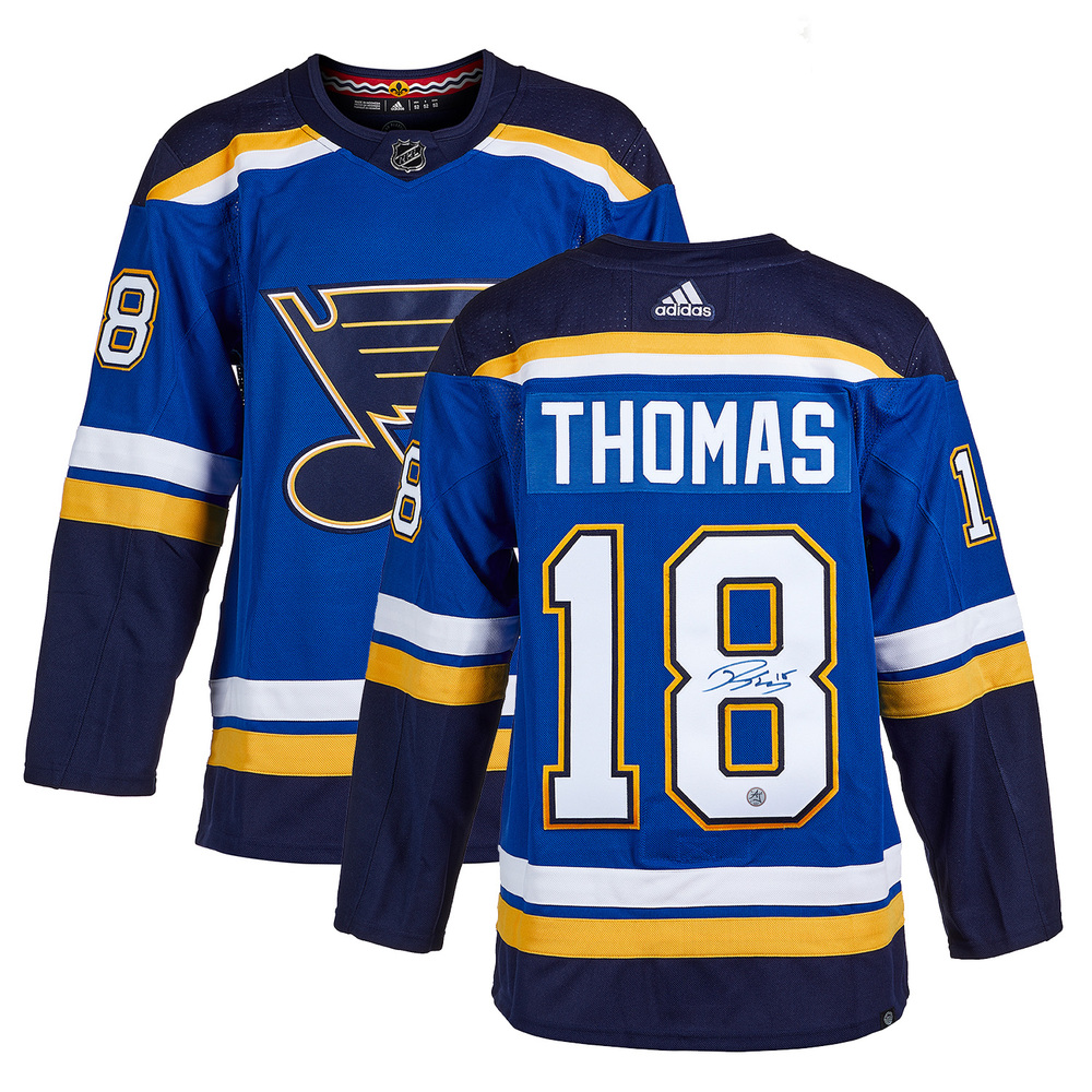 Robert Thomas Autographed St Louis Blues adidas Jersey - NHL Auctions