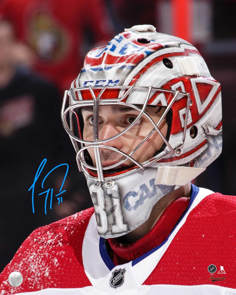 Carey Price Signed 8x10 Unframed Canadiens Close-Up - NHL Auctions