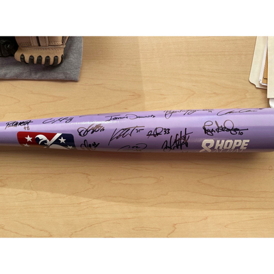 Hope At Bat Charity Auction: Worcester Red Sox Team Signed Bat | MiLB ...