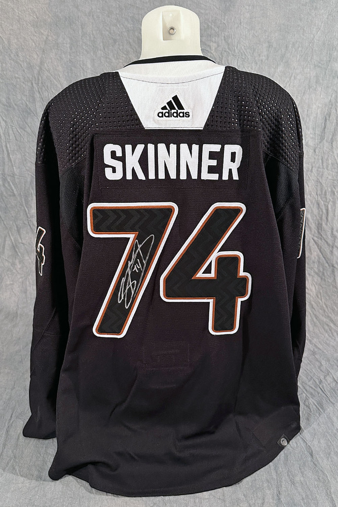 Stuart Skinner #74 - Autographed Edmonton Oilers 2023-24 Black History ...
