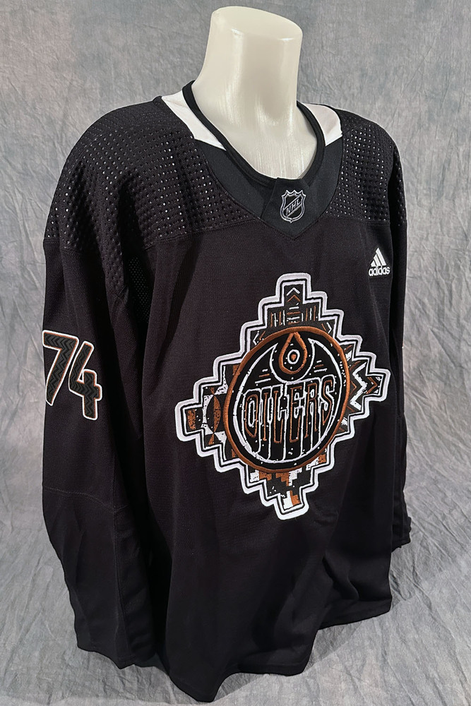Stuart Skinner #74 - Autographed Edmonton Oilers 2023-24 Black History ...