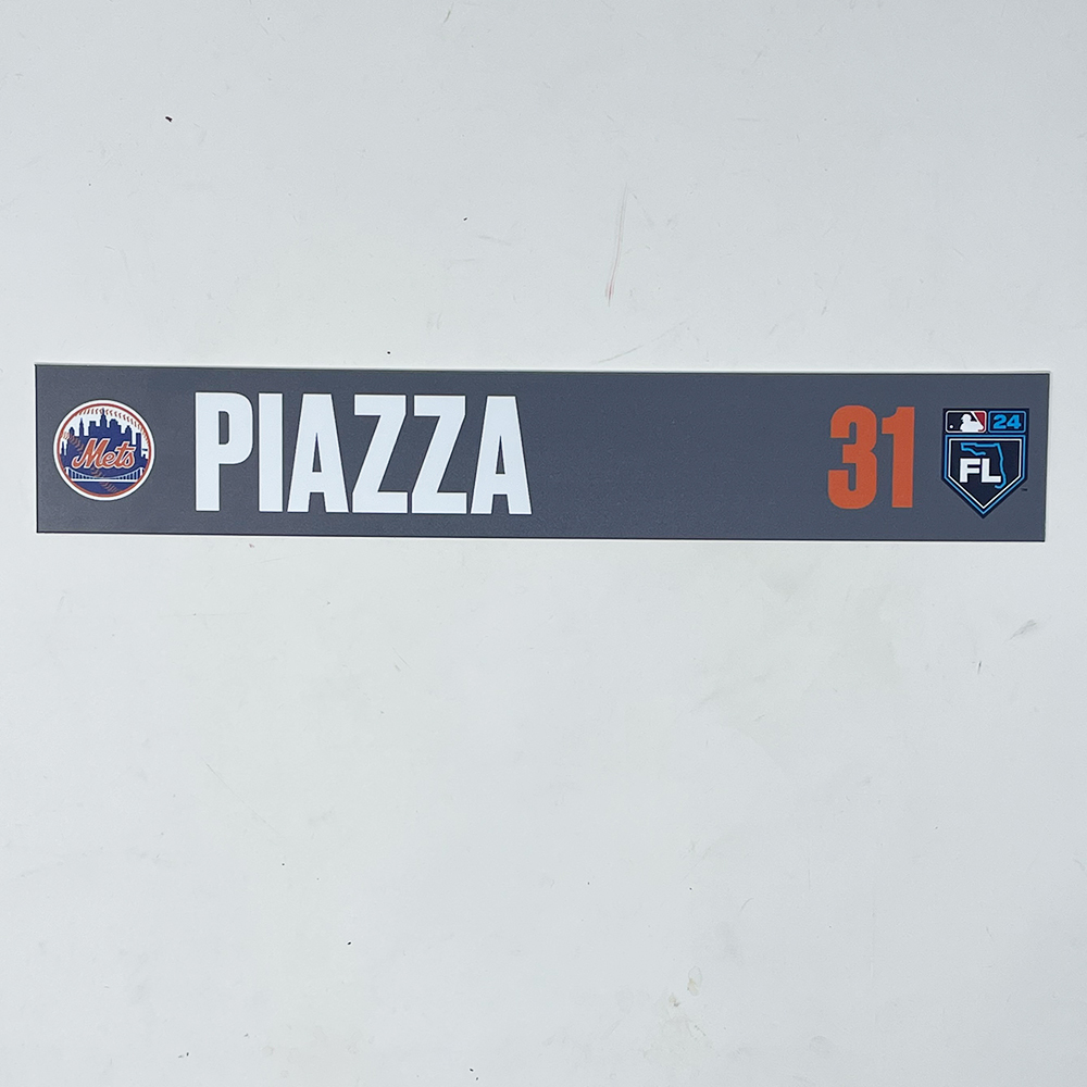 Mike Pizza #31 - Team Issued Spring Training Locker Nameplate - 2024 ...