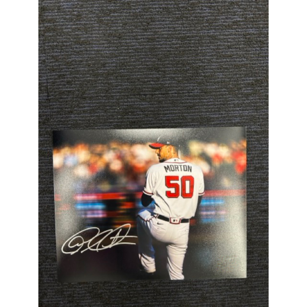 Charlie Morton MLB Authenticated and Autographed Photo | Atlanta Braves ...