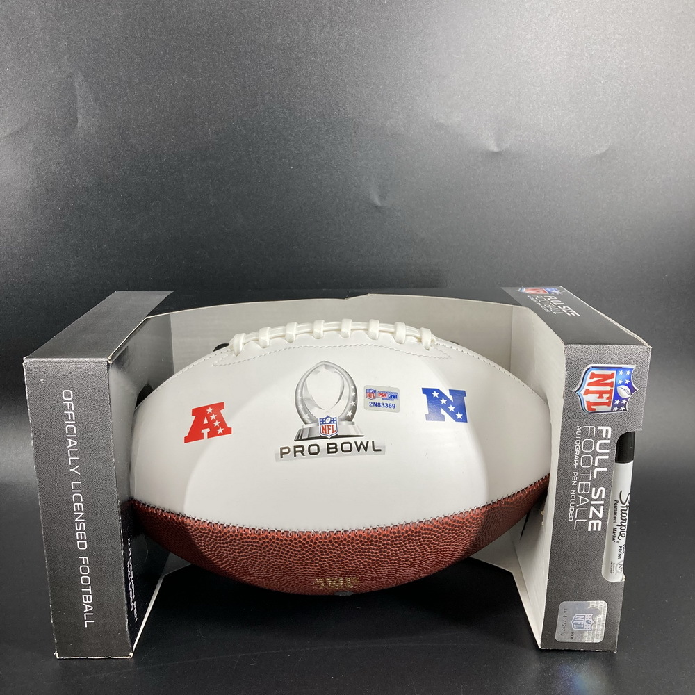 NFL - Chargers Corey Linsley Signed Panel Ball with Pro Bowl Logo | The ...