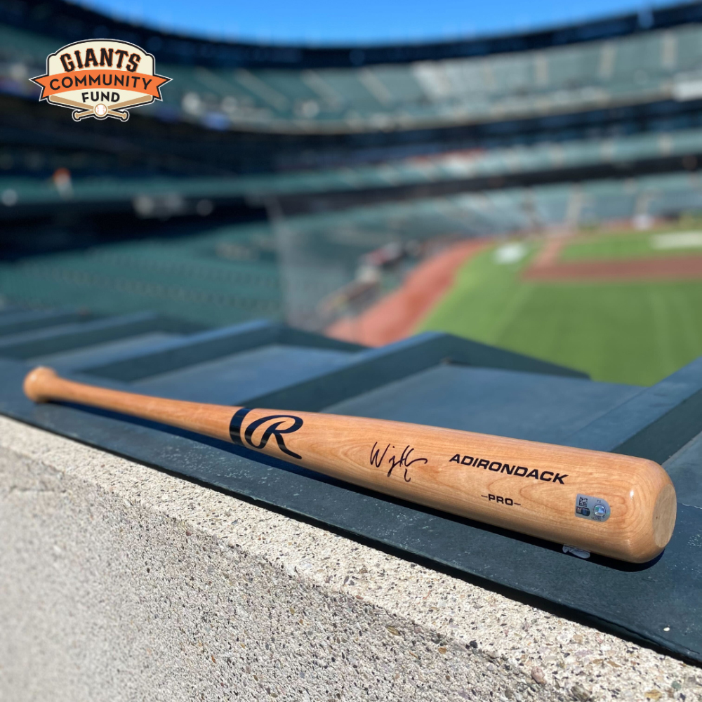 Giants Community Fund: Willy Adames Autographed Bat | San Francisco ...