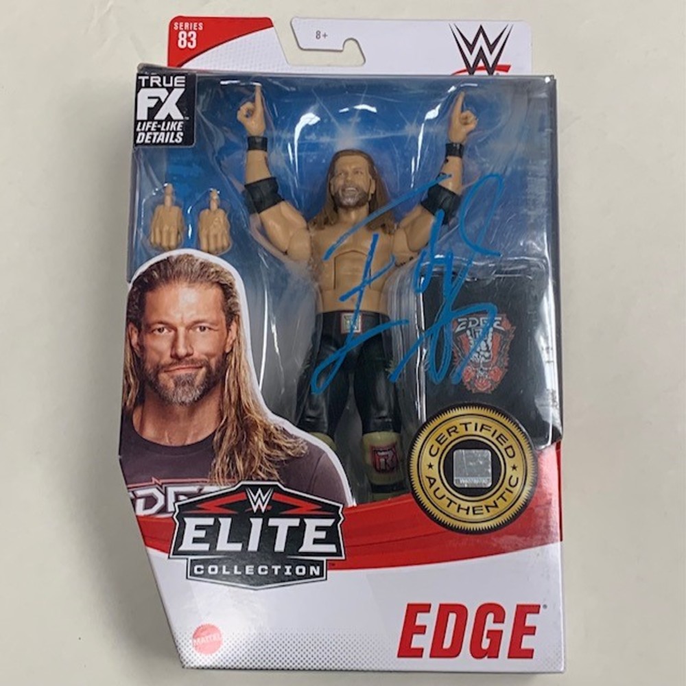 Edge SIGNED WWE Elite Series 83 Action Figure | WWE Auction