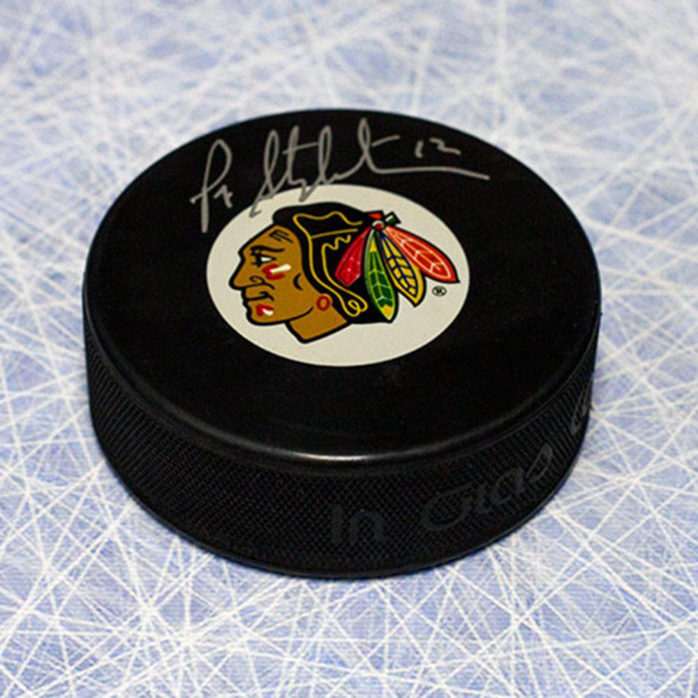 Pat Stapleton Chicago Blackhawks Autographed Hockey Puck - NHL Auctions