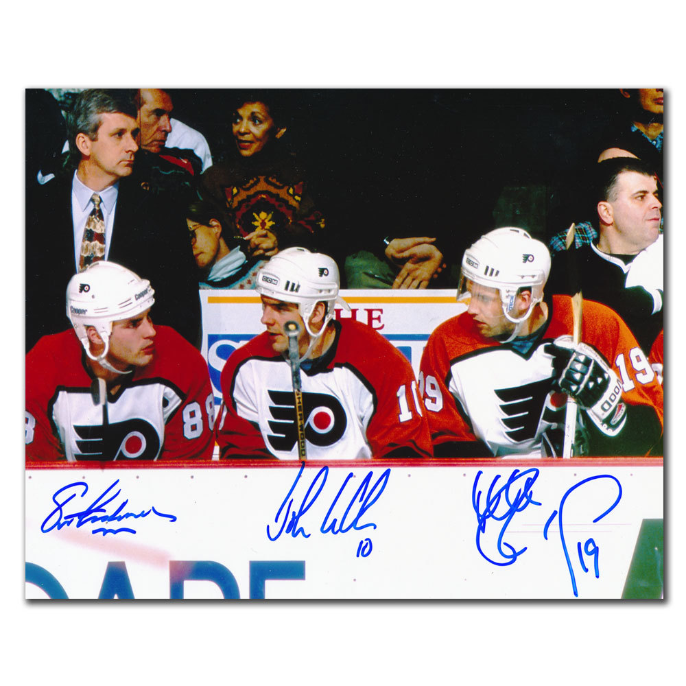 Eric Lindros, John LeClair & Mikael Renberg Legion of Doom Philadelphia ...