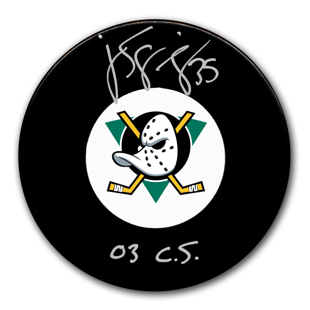 Jean-Sebastien Giguere Anaheim Mighty Ducks 2003 Conn Smythe ...