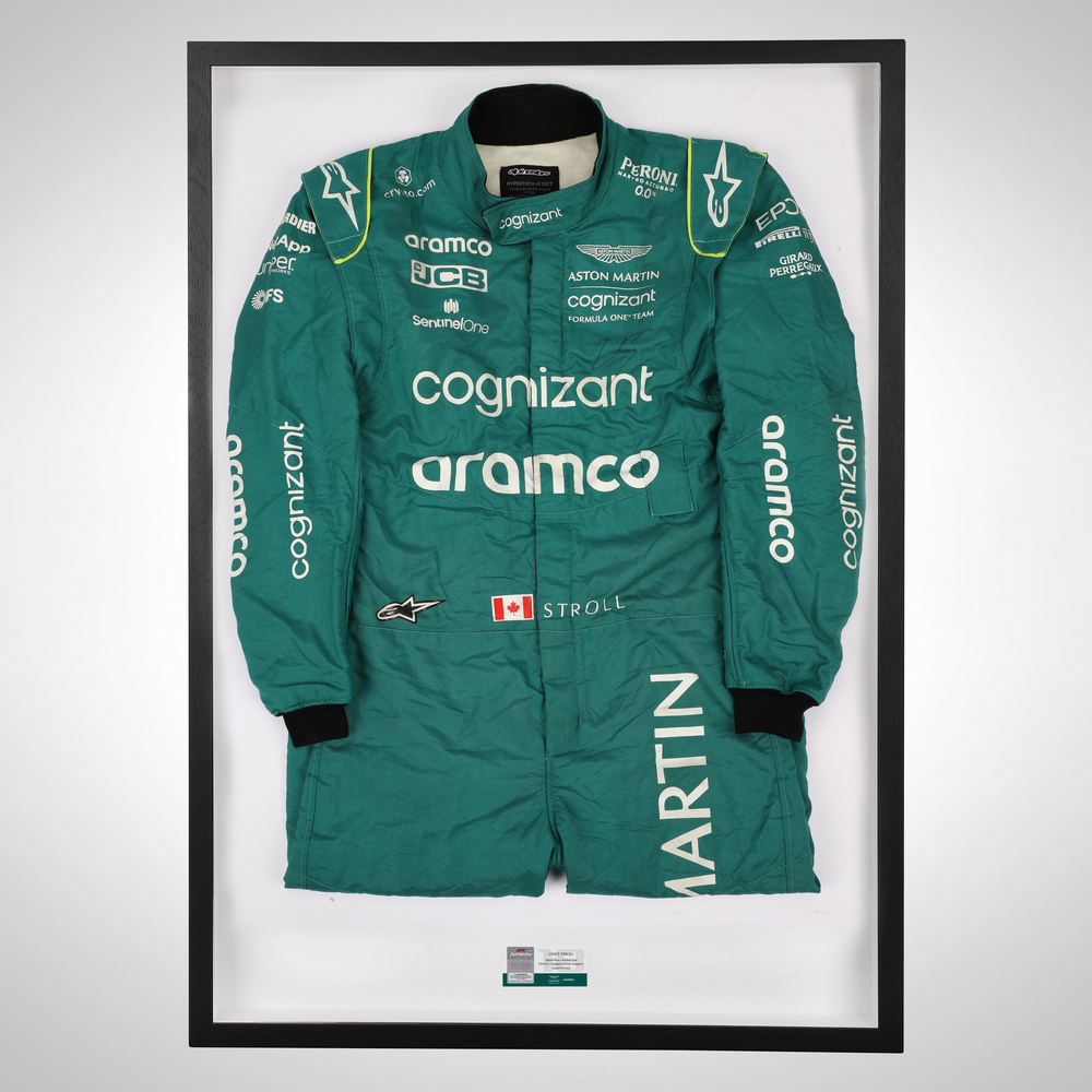 Lance Stroll 2022 Signed Race Used Race Suit - Singapore GP | F1 Authentics