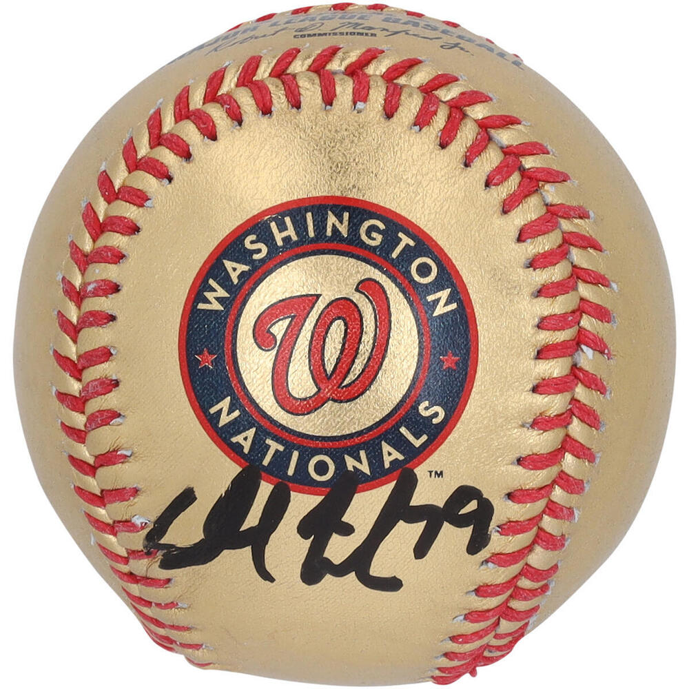 Charlie Lindgren Washington Capitals Autographed Washington Nationals ...