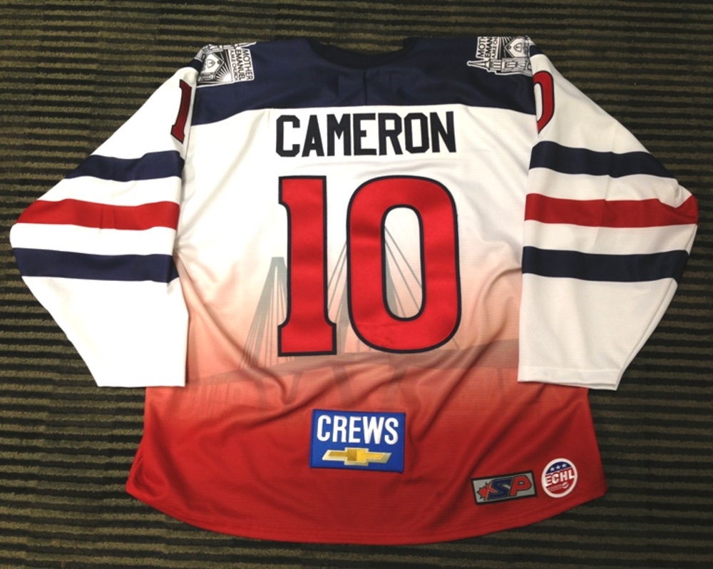 Brett Cameron - South Carolina Stingrays - Charleston Strong Game-Worn ...