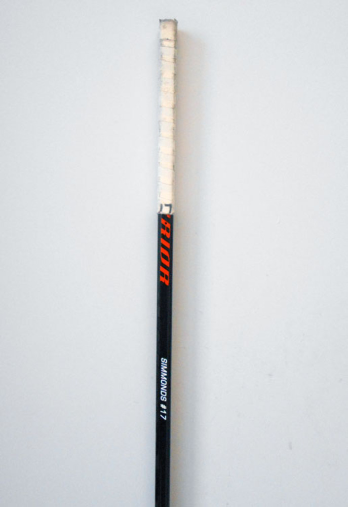 #17 Wayne Simmonds Game Used Stick - Autographed - Philadelphia Flyers ...