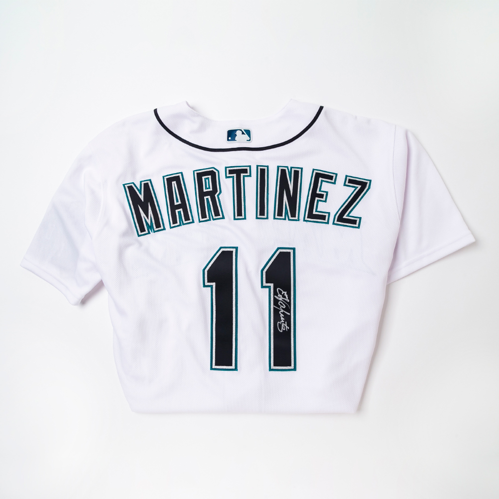 Mariners Care Foundation: Edgar Martinez Autographed Jersey | Seattle ...
