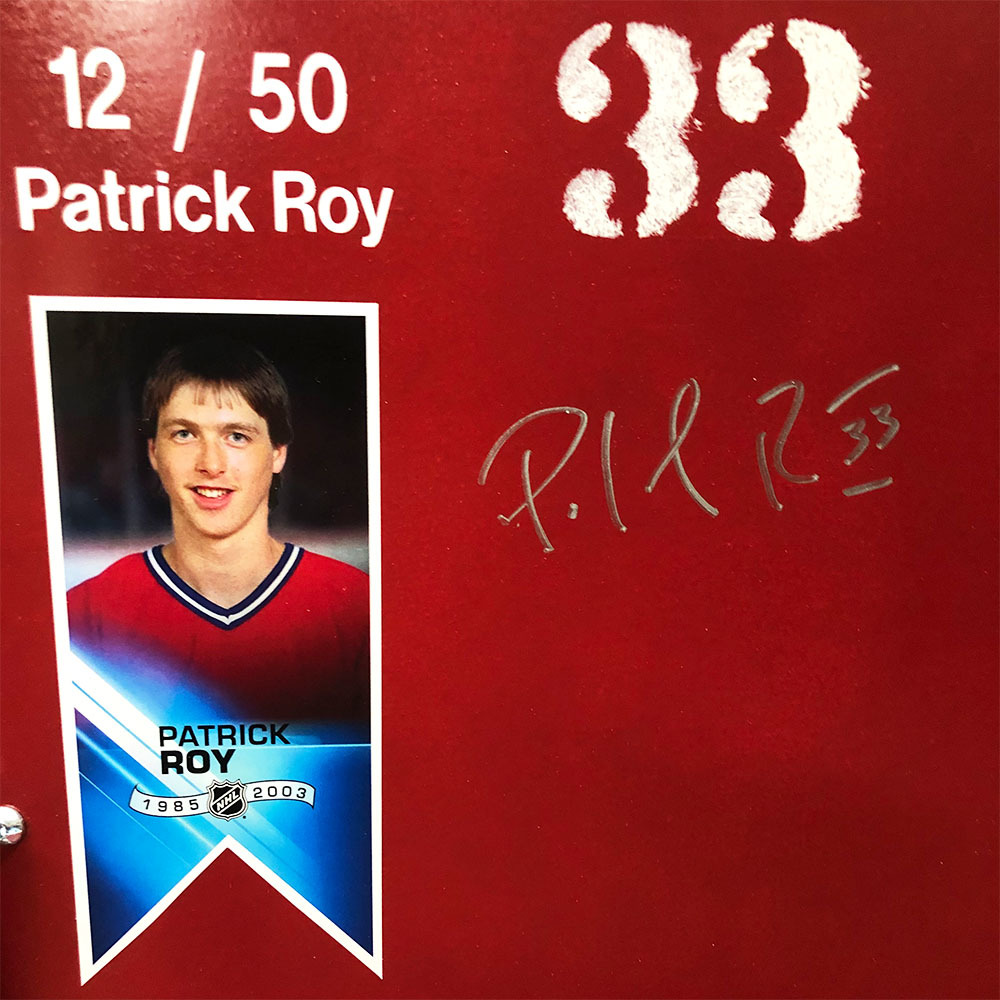 Patrick Roy Autographed Limited-Edition Montreal Forum Seat - NHL Auctions