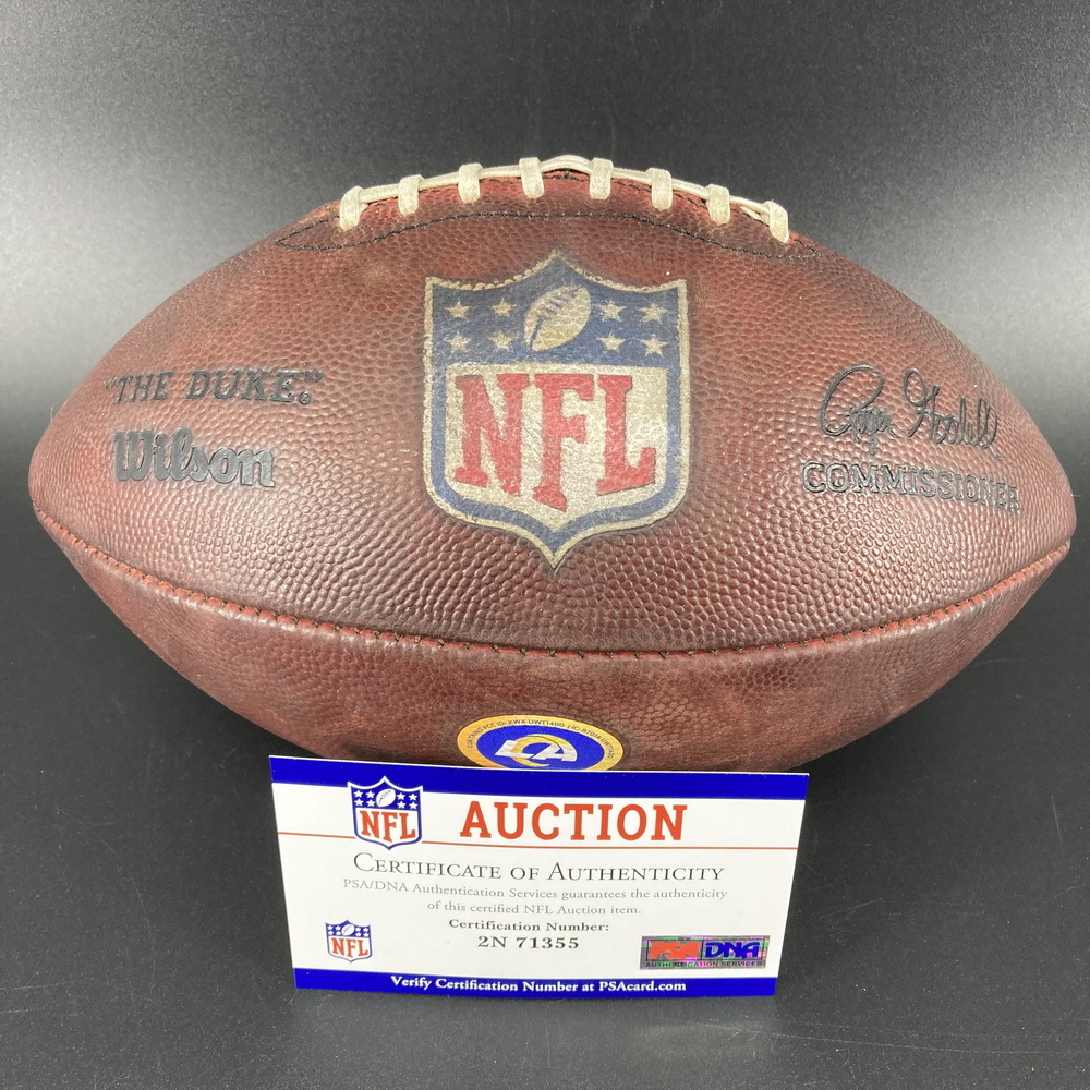 STS - Rams Game Used Football 11/1/20 | The official auction site of ...