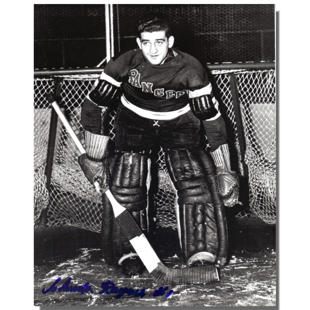 Chuck Rayner (deceased) Autographed New York Rangers 8x10 Photo - NHL ...