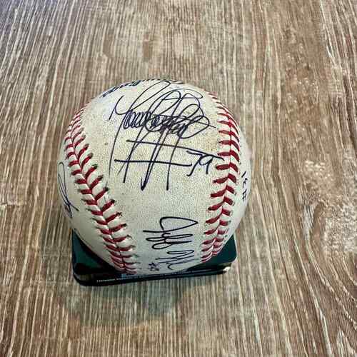UMPS CARE AUCTION: Crew Signed Baseball from 2021 Field of Dreams Game ...