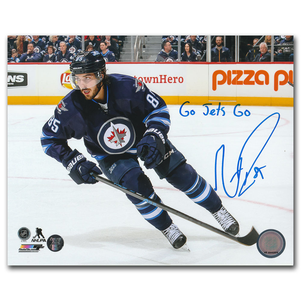 Mathieu Perreault Autographed Winnipeg Jets 8X10 Photo w/GO JETS GO ...