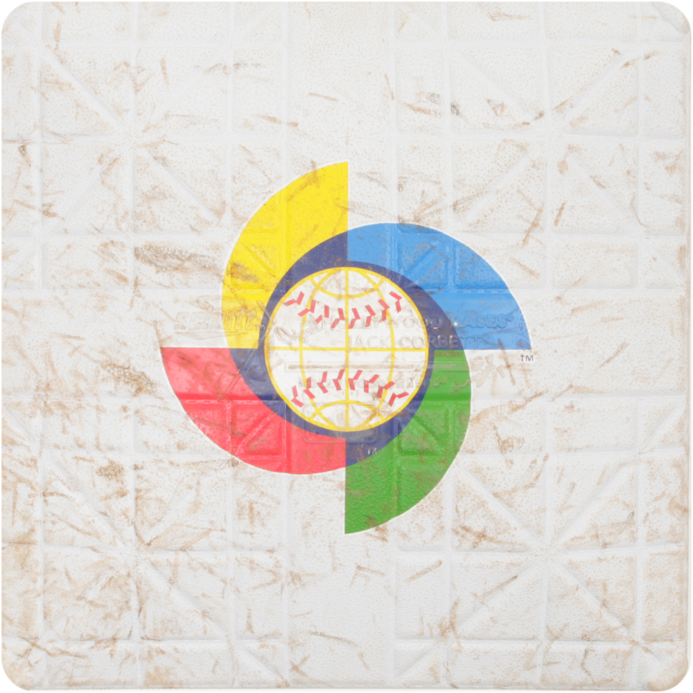 2013 WBC: Round 1 - Cuba vs. Brazil and Japan vs. Brazil Game-Used 3rd ...