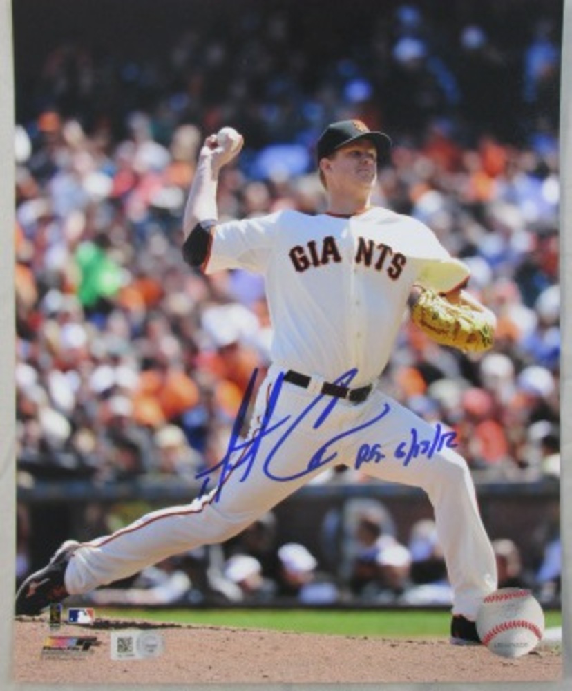 Matt Cain Autographed "PG 6/13/12" Giants 8x10 | MLB Auctions
