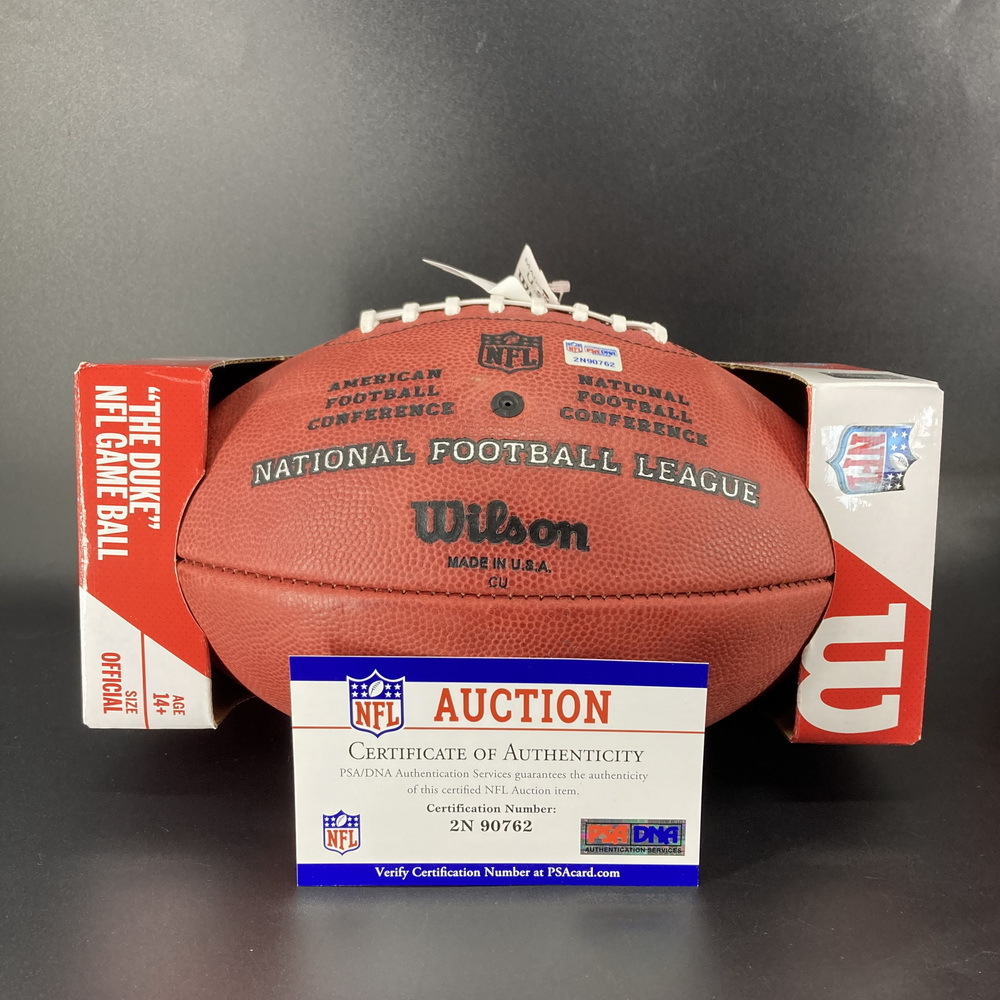 Colts - Justin Houston Signed Authentic Football with Colts Logo | The ...