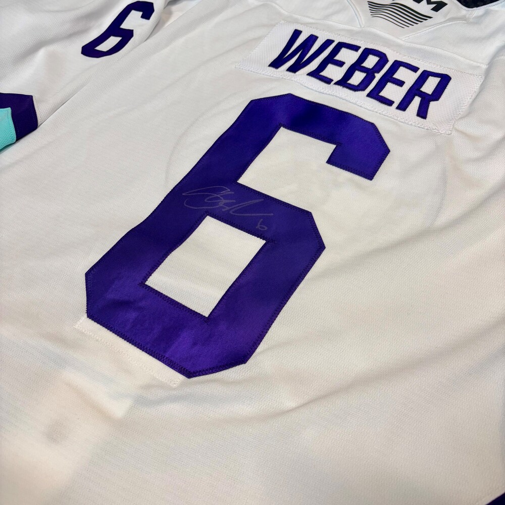 Shea Weber Game-Ready Autographed 2024 Legends Classic Jersey- White ...
