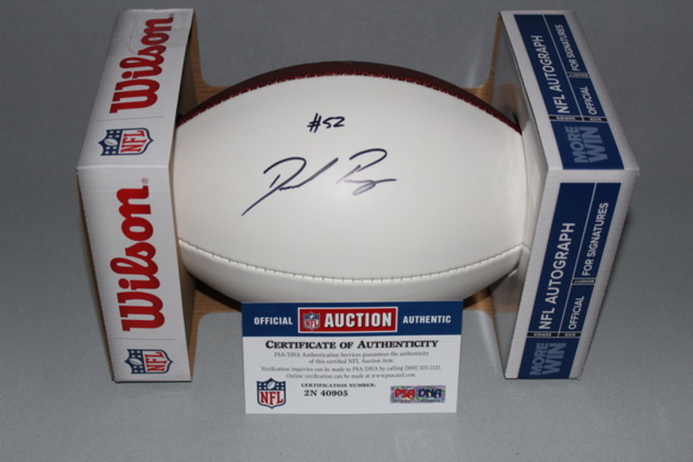 NFL Auction | CHARGERS - DENZEL PERRYMAN SIGNED PANEL BALL