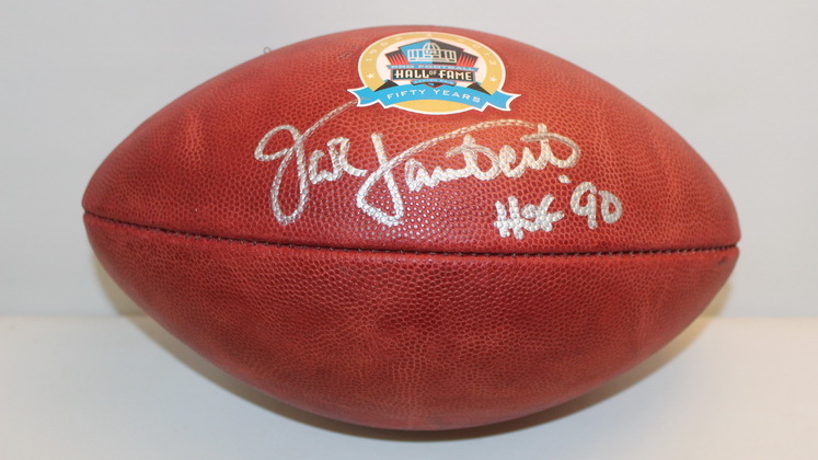 JACK LAMBERT SIGNED 50 YEAR ANNIVERSARY AUTHENTIC FOOTBALL | The ...