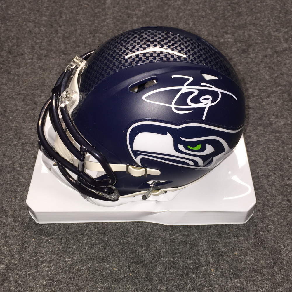 NFL - Seahawks Earl Thomas signed Seahawks mini helmet | The official ...