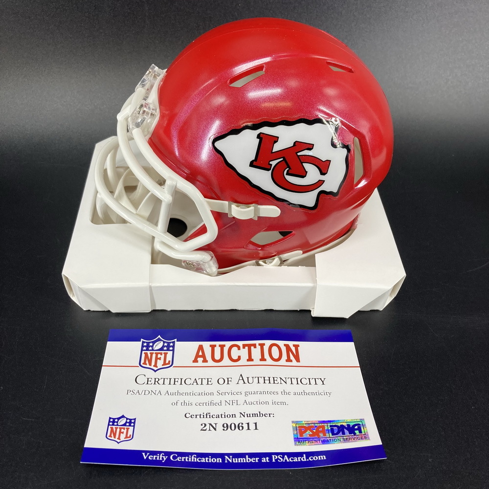 NFL - Chiefs Eric Fisher Signed Mini Helmet | The official auction site ...