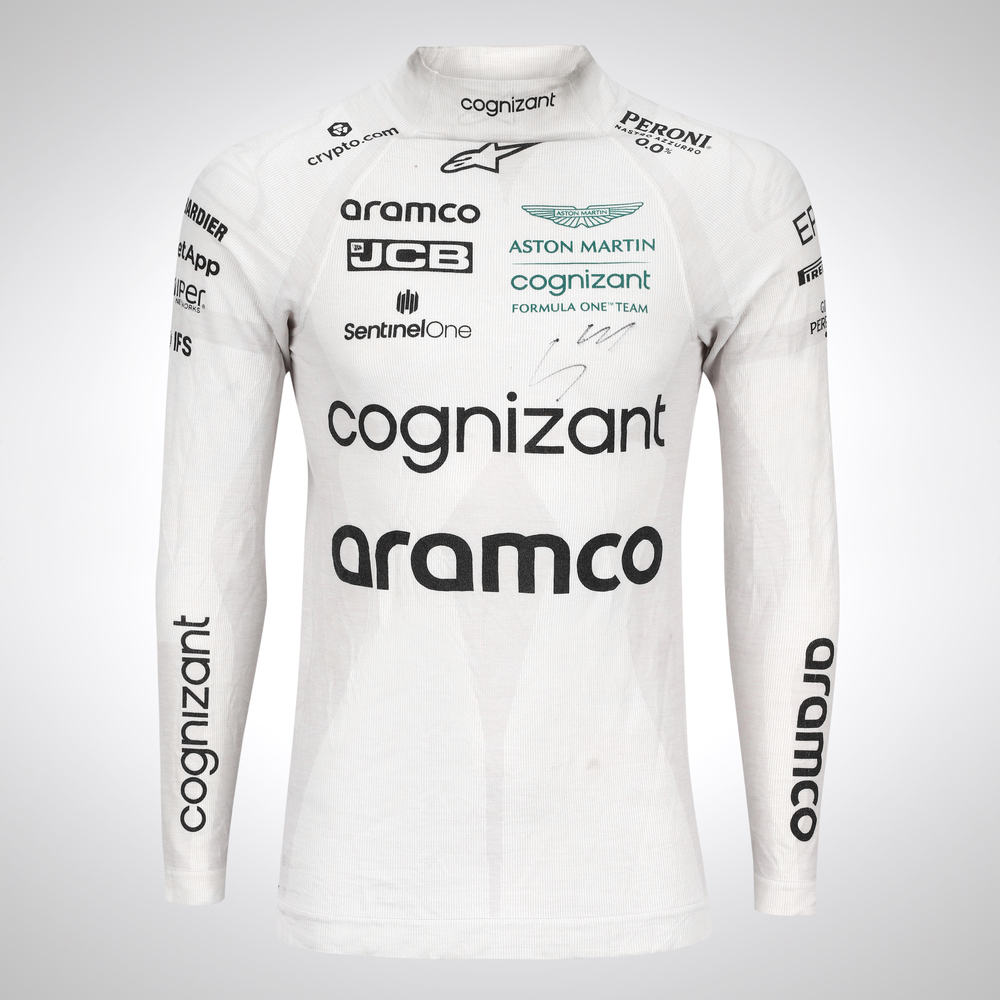 Lance Stroll 2022 Signed Race Used Nomex - Dutch GP | F1 Authentics