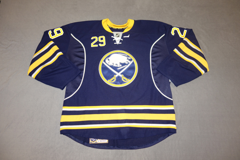 Jake McCabe Buffalo Sabres Game-Used 2016-17 Set 1 Home Jersey - Worn ...
