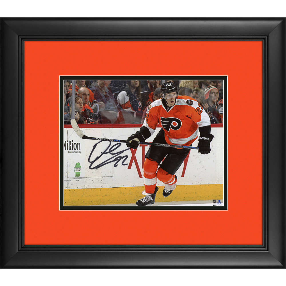 Dale Weise Philadelphia Flyers Framed Autographed 8" x 10" Orange ...