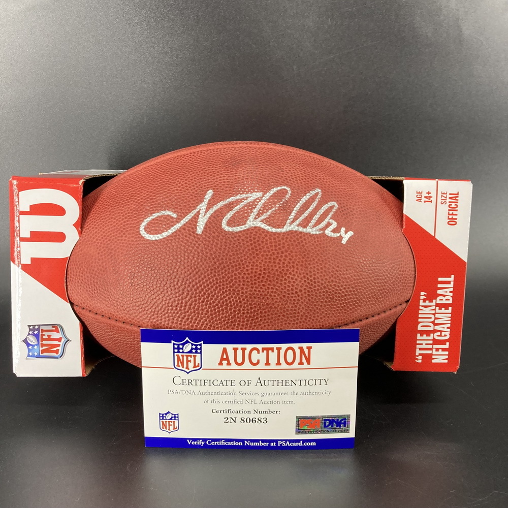 NFL - Browns Nick Chubb Signed Authentic Football | The official ...
