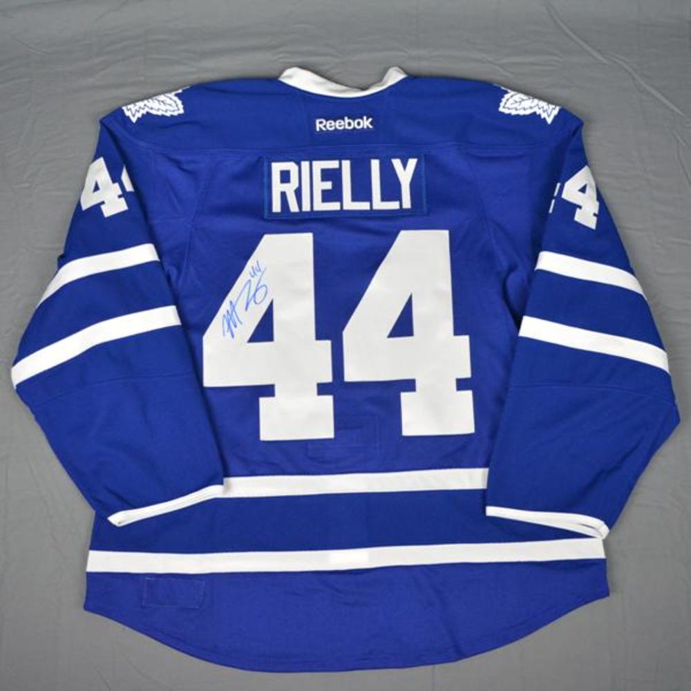Morgan Rielly - Toronto Maple Leafs - NHL Player Media Tour - Worn and ...