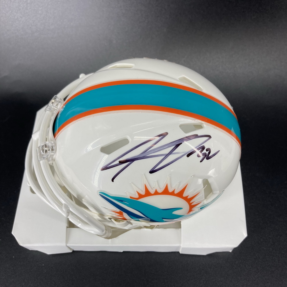 Dolphins - Kenyan Drake Signed Mini Helmet | The official auction site ...