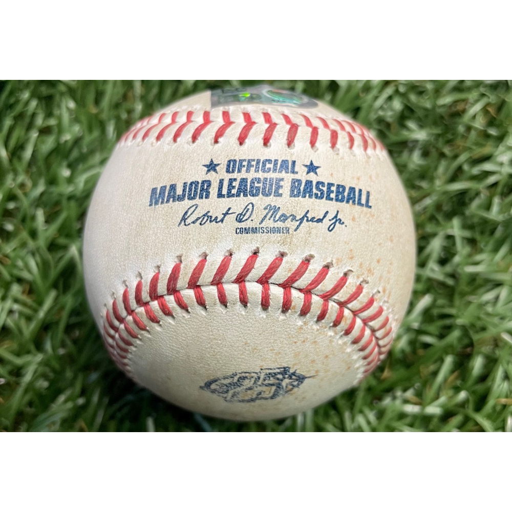 Game Used 25th Anniversary Baseball: Jose Abreu single off Taj Bradley ...