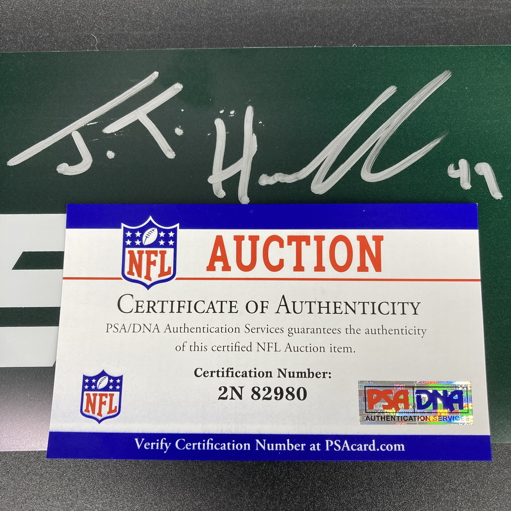 Jets - JT Hassell Signed Locker Name Plate | The official auction site ...