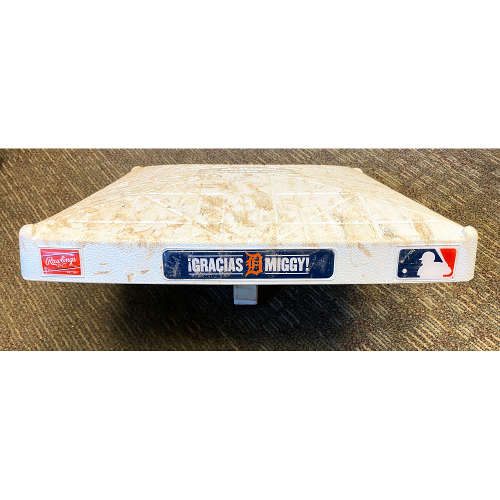 Cabrera Exclusive! Detroit Tigers 2023 Game-Used 1st Base with ¡Gracias ...