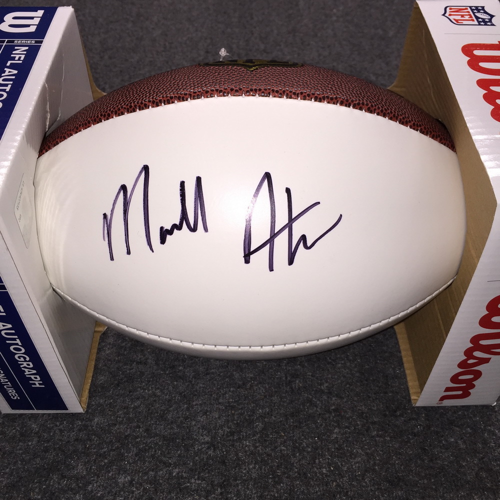 NFL - Raiders Marcell Ateman signed panel ball | The official auction ...