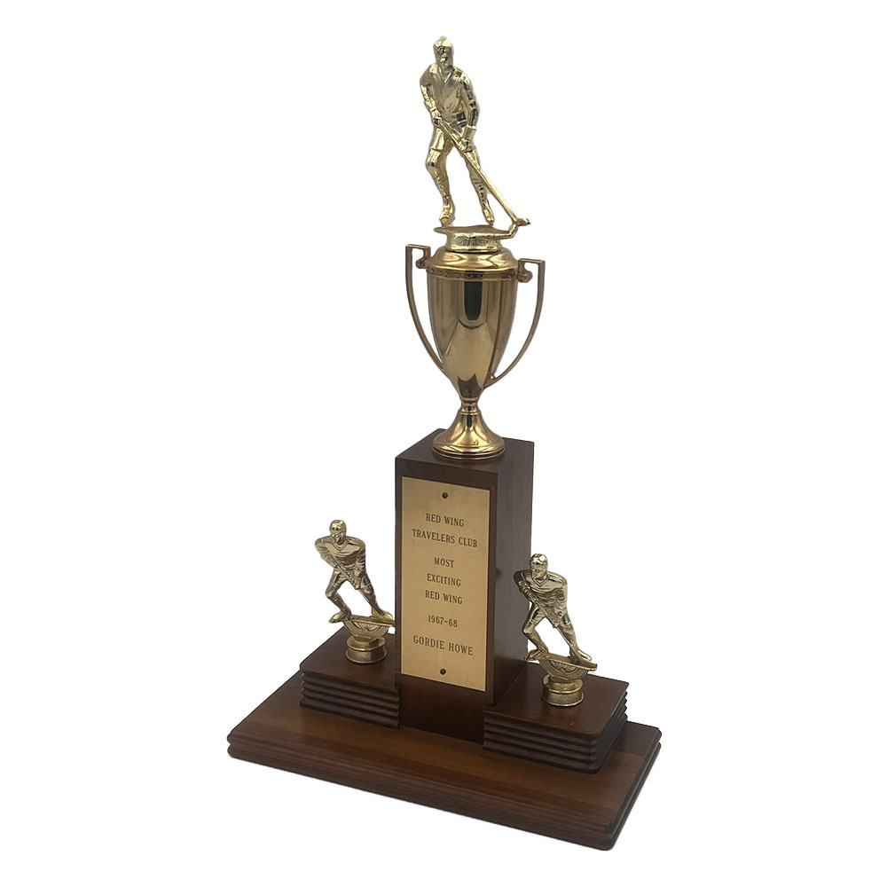 Gordie Howe's 1967-68 Most Exciting Red Wing Trophy - Red Wing ...