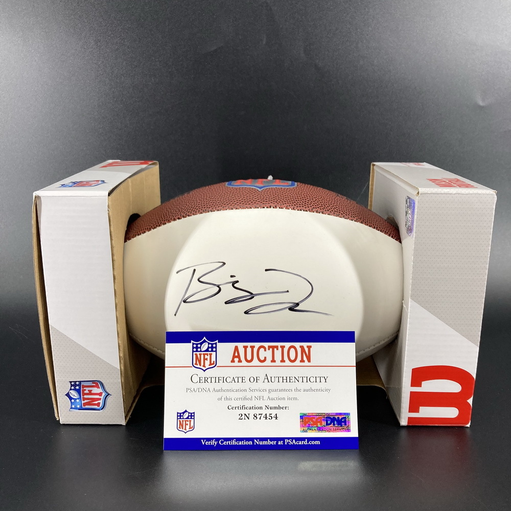 NFL - Patriots Bailey Zappe Signed Panel Ball | The official auction ...