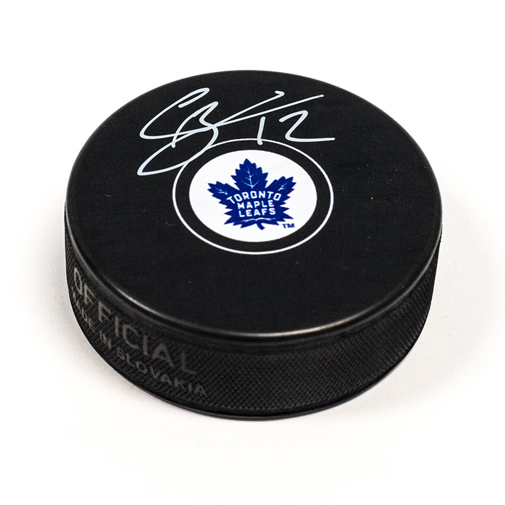 Connor Brown Toronto Maple Leafs Signed Autograph Model Hockey Puck ...