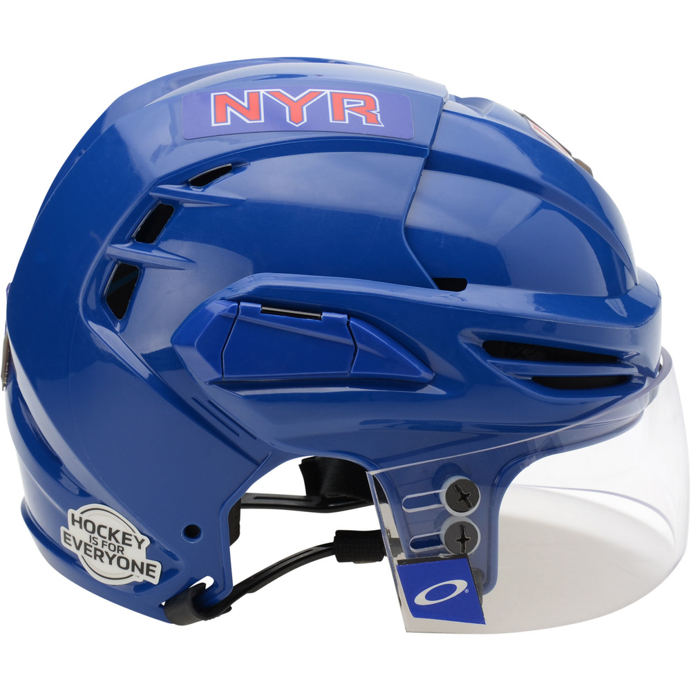 Nick Holden New York Rangers Game-Used #55 Blue Helmet from the 2017-18 ...