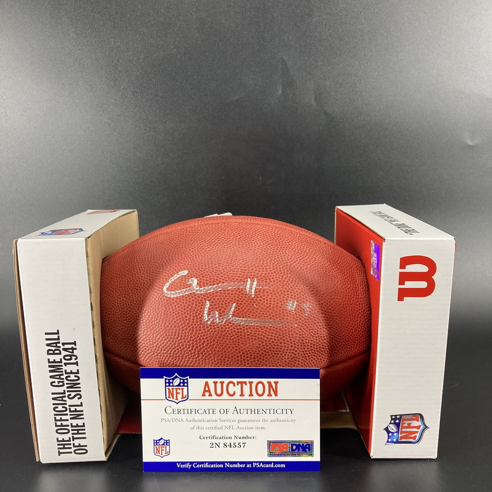 NFL - Jets Garrett Wilson Signed Authentic Football | The official ...