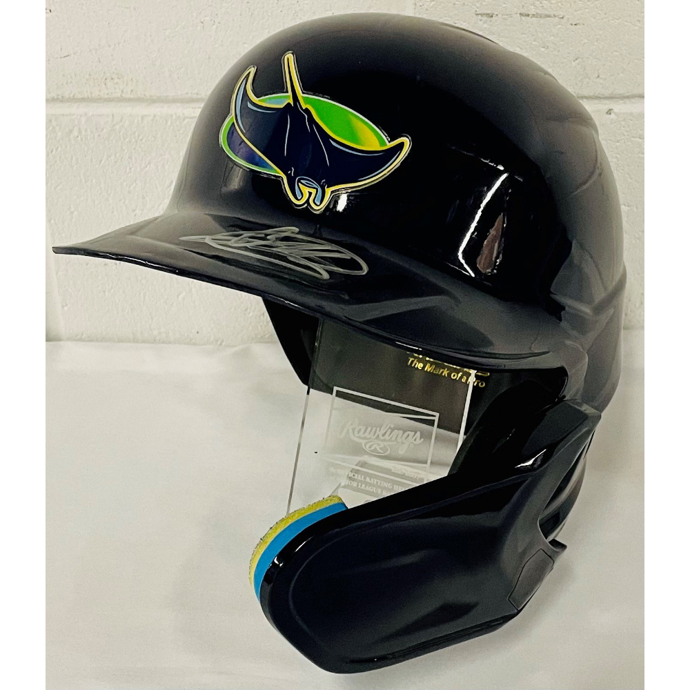 Team Issued Autographed Devil Rays Batting Helmet: Jose Siri - 2023 ...