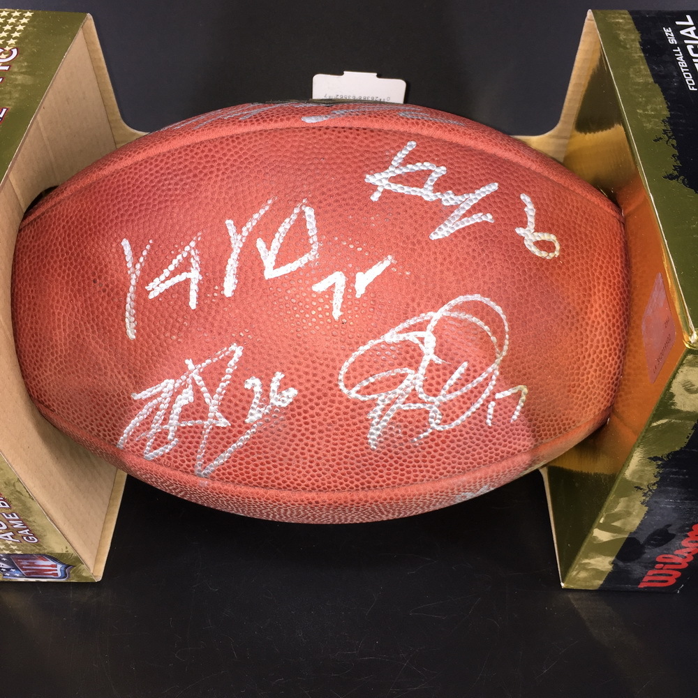 Texans - Multi Signed Authentic Football (Deandre Hopkins, Kevin ...