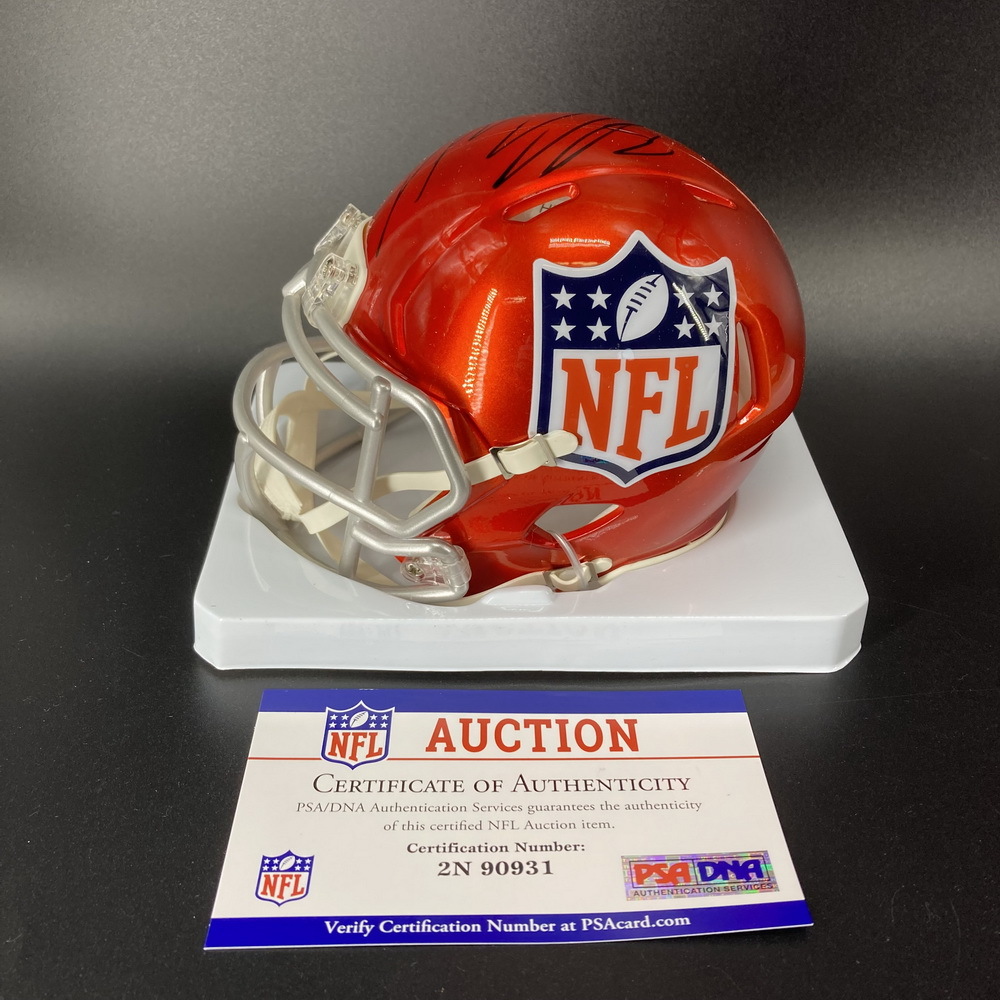 Broncos - Bradley Chubb Signed NFL Shield Mini Helmets | The official ...